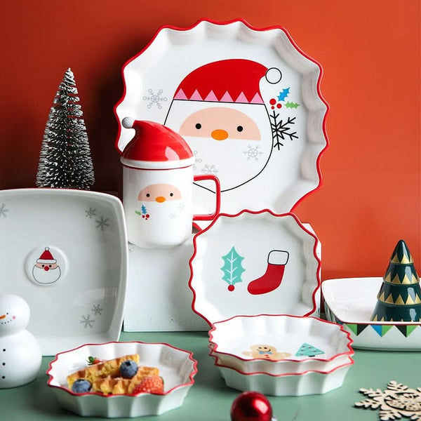 Luxury Nordic Retro Christmas Tableware | Kitchen Essentials